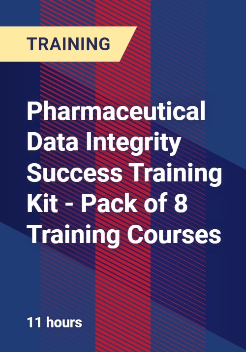 Pharmaceutical Data Integrity Success Training Kit - Pack of 8 Training Courses