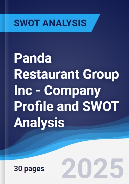Panda Restaurant Group Inc - Company Profile and SWOT Analysis