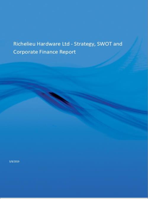 Richelieu Hardware Ltd - Company Profile and SWOT Analysis