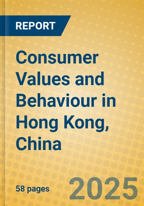 Consumer Values and Behaviour in Hong Kong, China