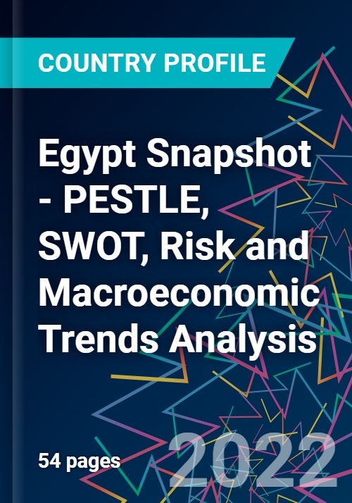 Egypt Snapshot - PESTLE, SWOT, Risk and Macroeconomic Trends Analysis
