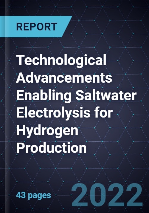 Technological Advancements Enabling Saltwater Electrolysis for Hydrogen ...