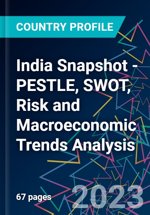 India Snapshot - PESTLE, SWOT, Risk and Macroeconomic Trends Analysis