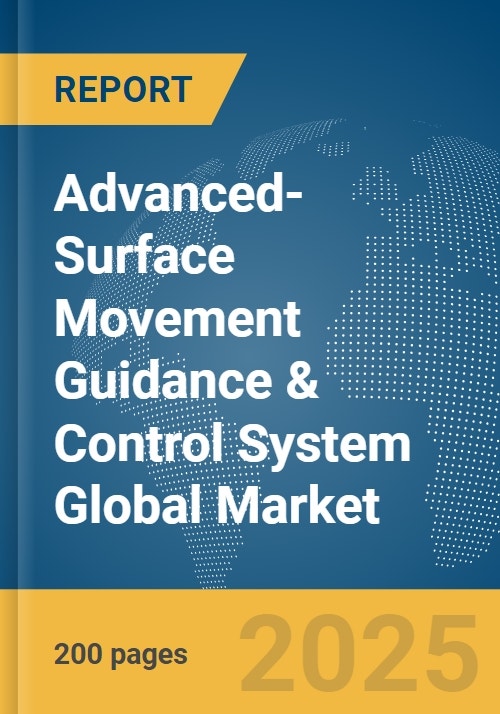 Advanced-Surface Movement Guidance & Control System (A-SMGCS) Global ...
