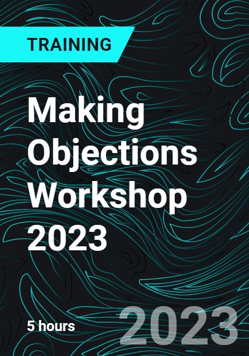Making Objections Workshop 2023 - Research and Markets