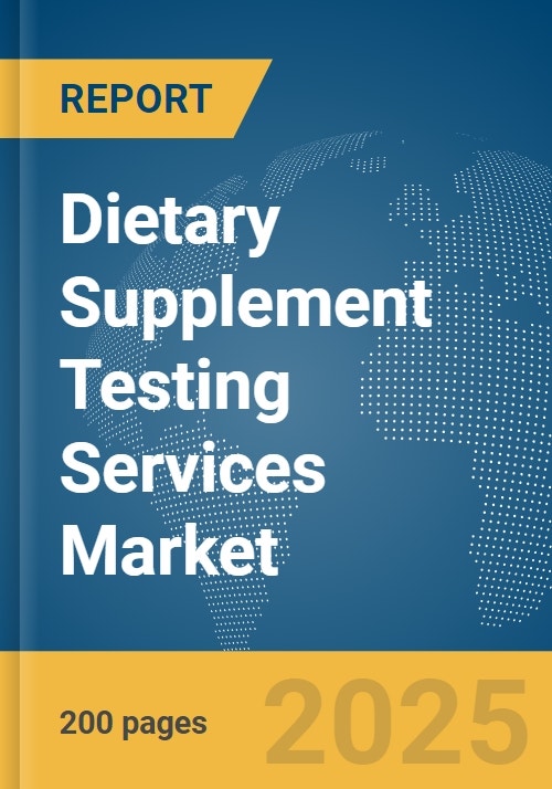 Dietary Supplement Testing Services Market Size & Trends