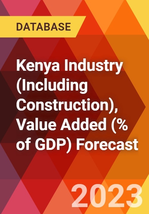 Kenya Industry (Including Construction), Value Added (% of GDP) Forecast