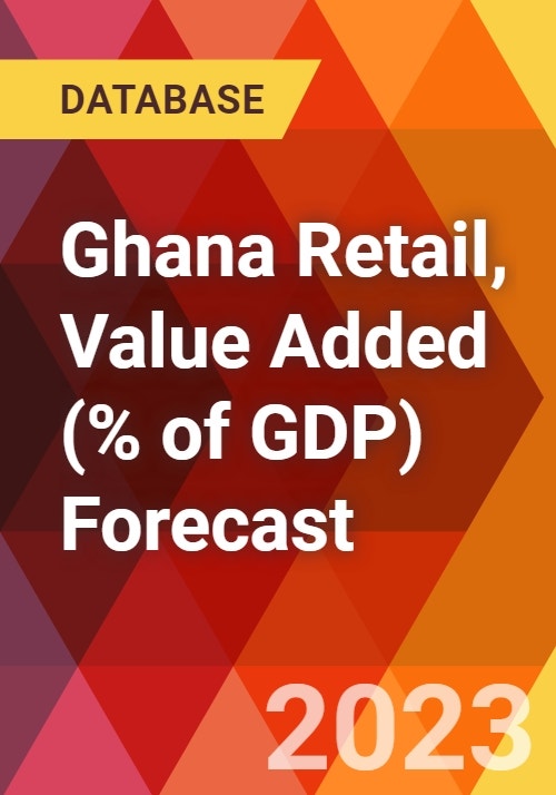 Ghana Retail, Value Added (% of GDP) Forecast