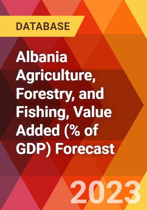 Albania Agriculture, Forestry, and Fishing, Value Added (% of GDP) Forecast