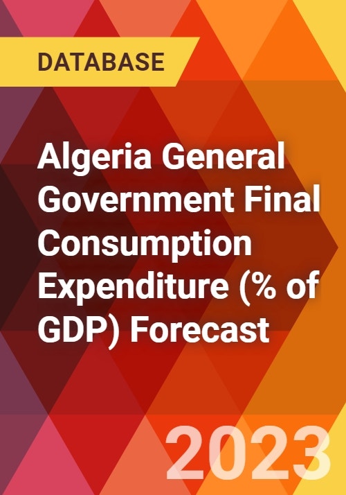 Algeria General Government Final Consumption Expenditure (% of GDP ...