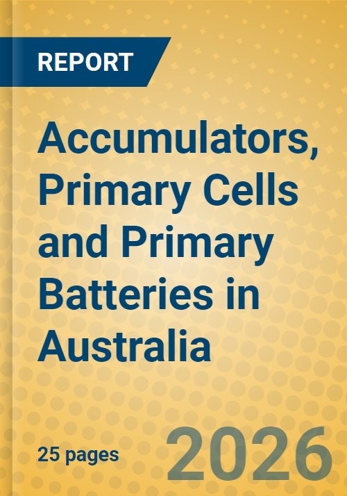 Accumulators, Primary Cells and Primary Batteries in Australia