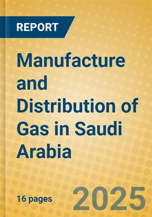 Manufacture and Distribution of Gas in Saudi Arabia