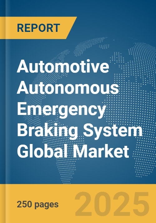 Automotive Autonomous Emergency Braking System Global Market Report 2025