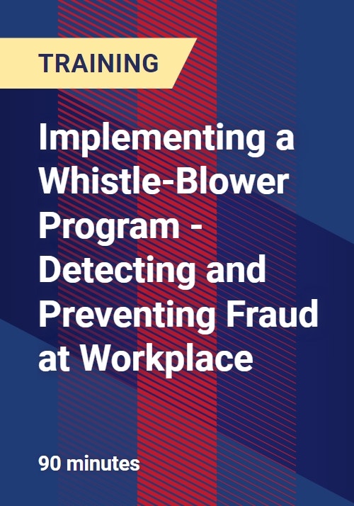 Implementing a Whistle-Blower Program - Detecting and Preventing Fraud ...