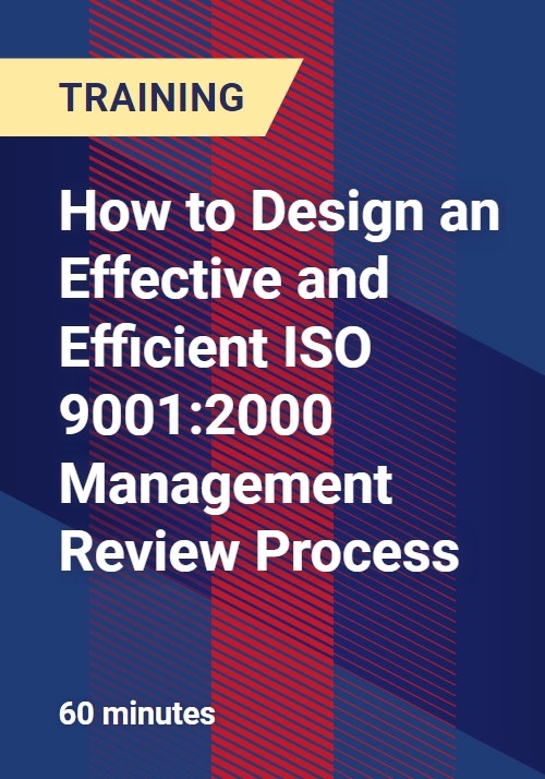 How to Design an Effective and Efficient ISO 9001:2000 Management ...