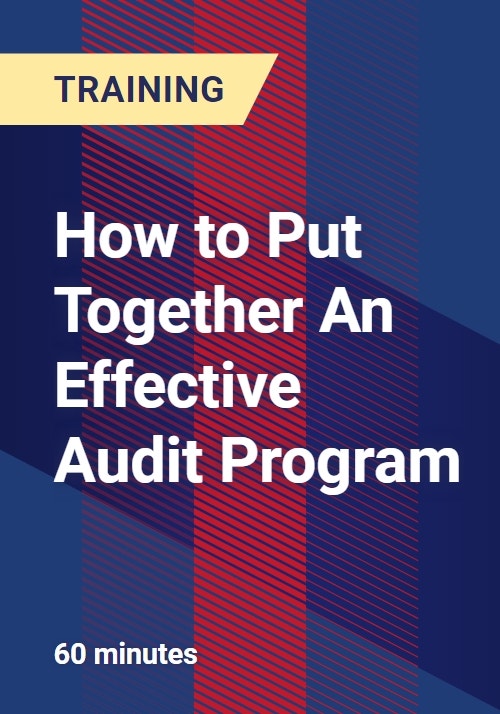 How to Put Together An Effective Audit Program