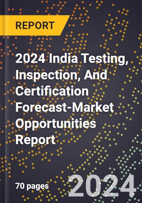 2024 India Testing, Inspection, And Certification Forecast-Market ...