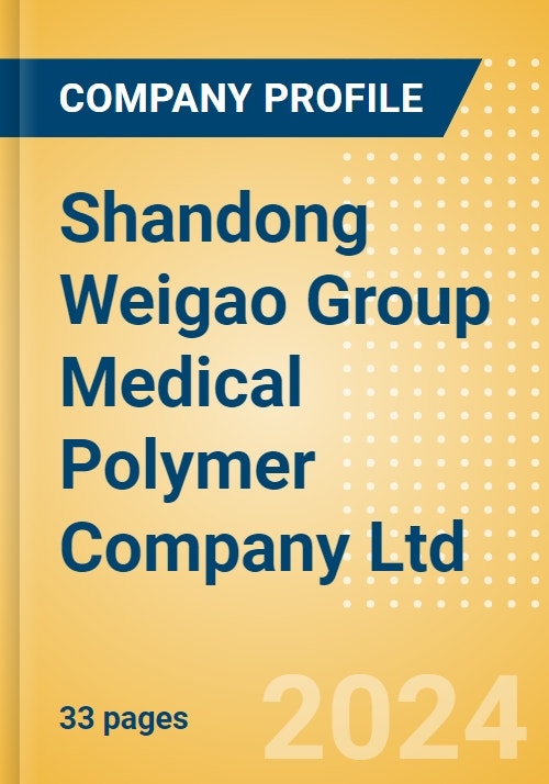 Shandong Weigao Group Medical Polymer Company Ltd (1066) - Product ...