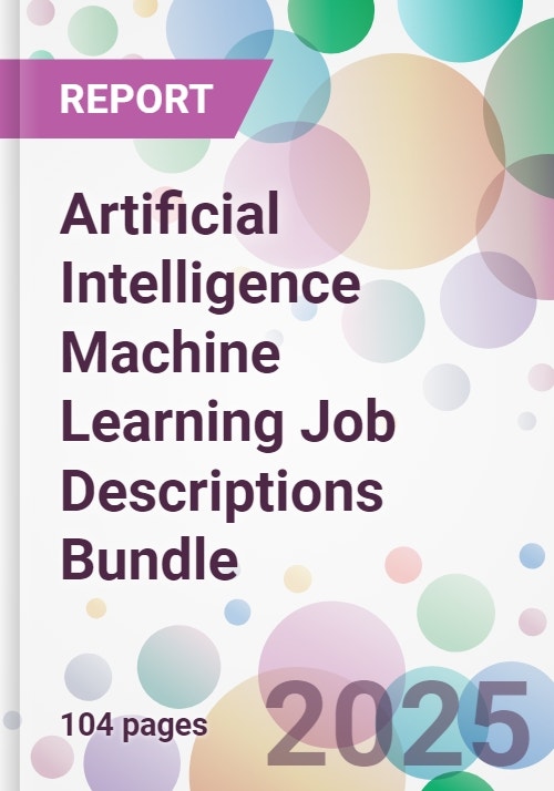 Artificial Intelligence Machine Learning Job Descriptions Bundle