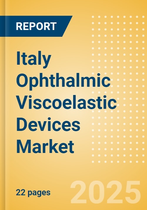 Italy Ophthalmic Viscoelastic Devices Market Size & Trends