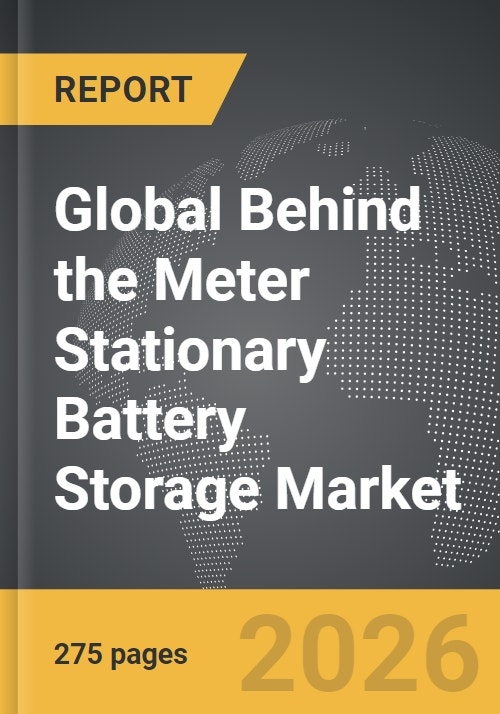Behind the Meter Stationary Battery Storage - Global Strategic Business ...