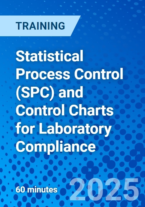 Statistical Process Control (SPC) and Control Charts for Laboratory ...