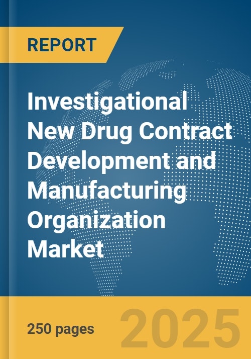 Investigational New Drug Contract Development and Manufacturing ...