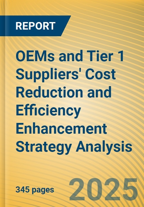 OEMs and Tier 1 Suppliers' Cost Reduction and Efficiency Enhancement ...