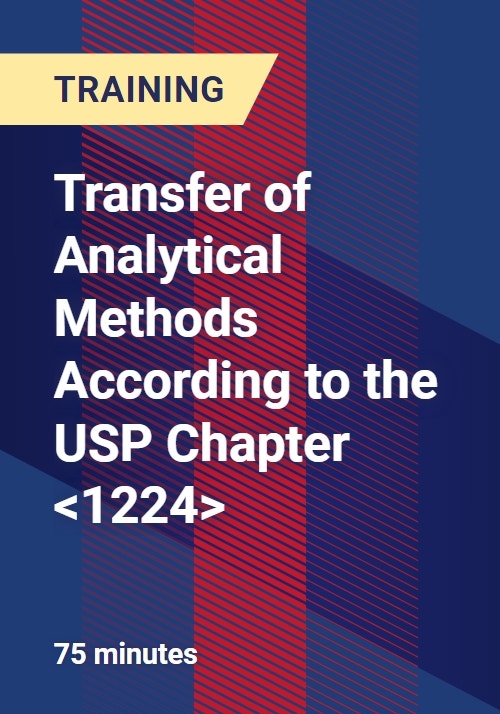Transfer of Analytical Methods According to the USP Chapter